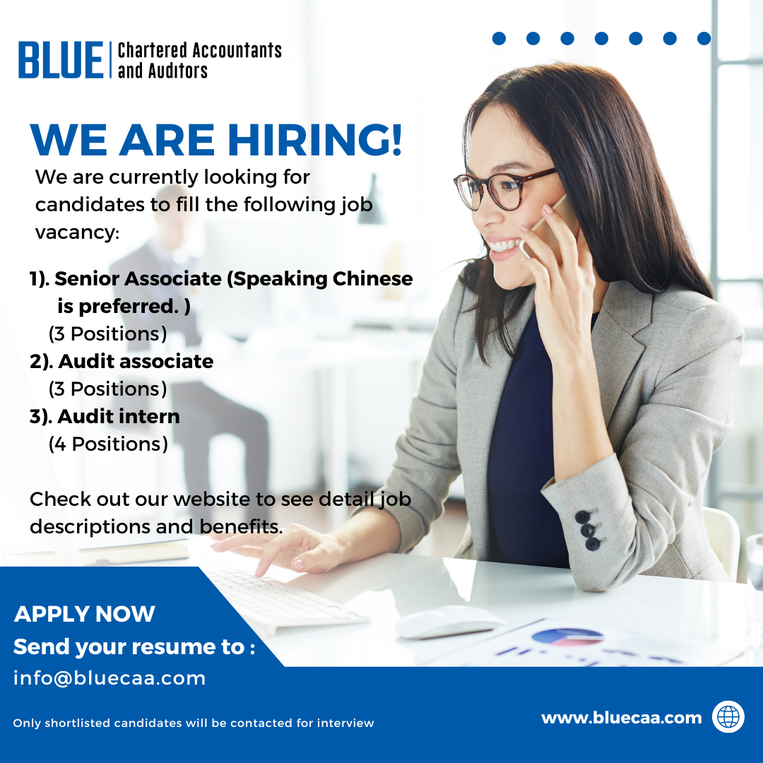 Career - Blue Chartered Accountants and Auditors